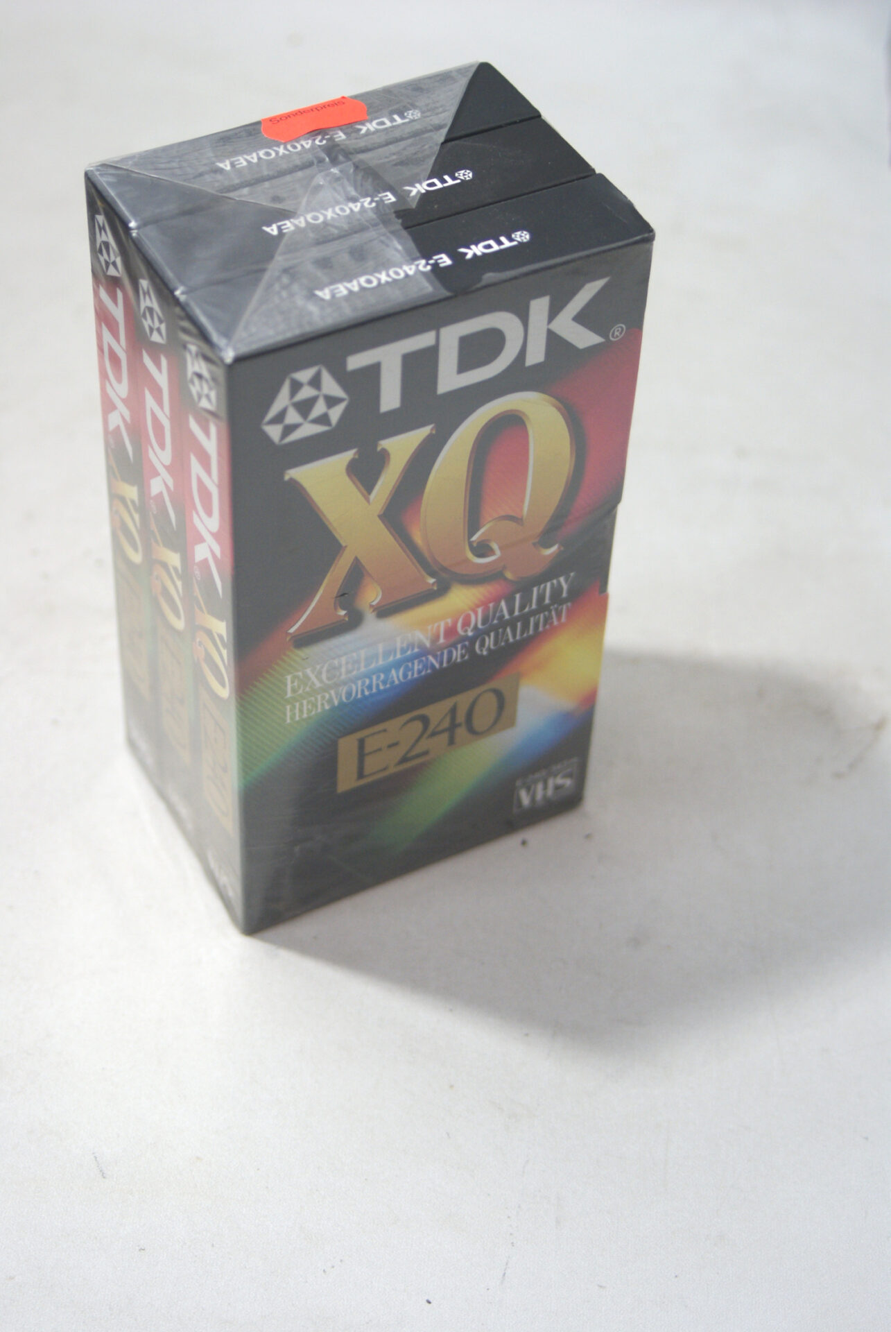 3 pack cassette VHS TDK XQ 240 - Emmaüs Toulouse