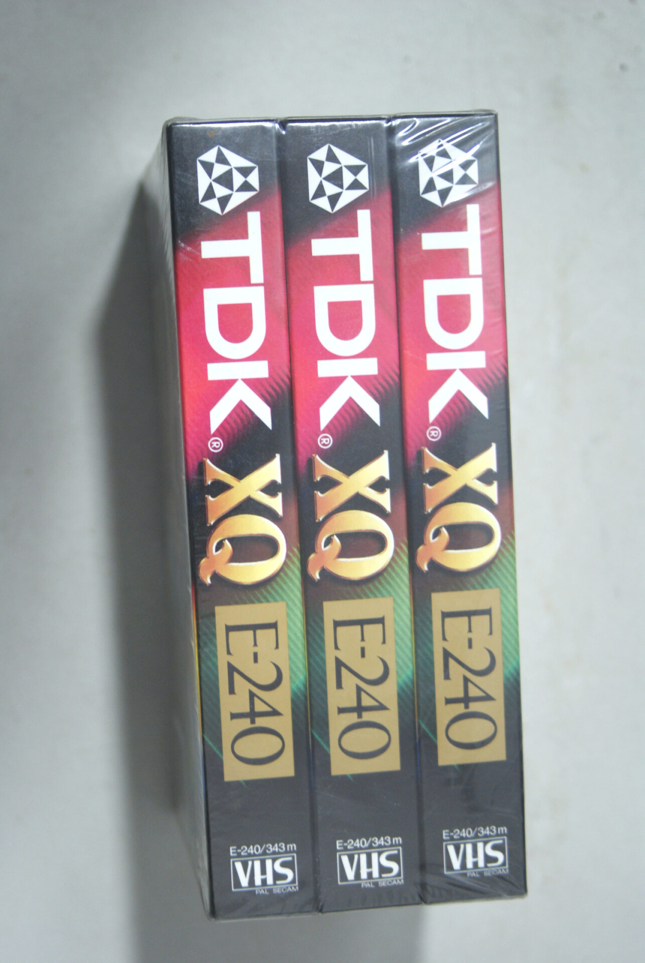 3 pack cassette VHS TDK XQ 240 - Emmaüs Toulouse